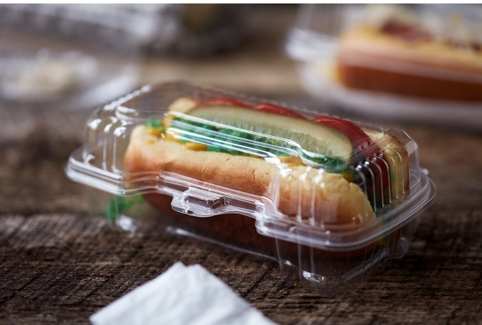 Pactiv Corporation YCI810450000 Clearview® SmartLock® Hot Dog Container ...